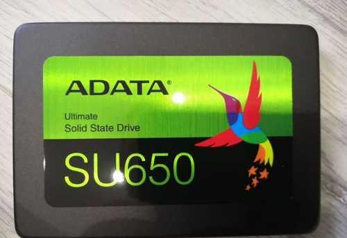 SSD накопитель adata Ultimate SU650 2.5" 240 гб