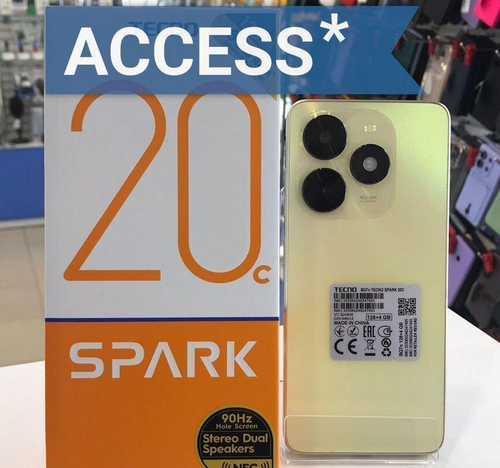 Tecno Spark 20с, 8/128 ГБ