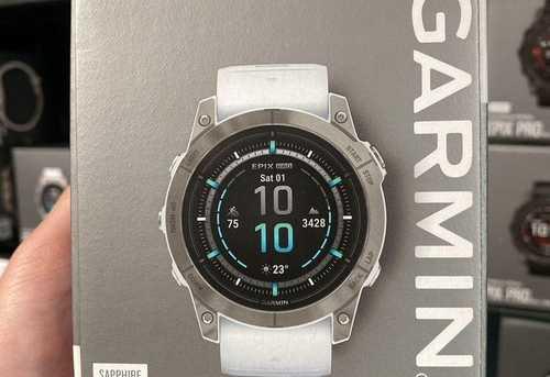 Watch Garmin Epix Pro Sapphire Whitestone 51 mm