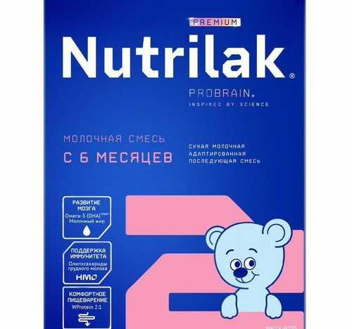 Смесь nutrilak 2 premium с 6 месяцев 600гр