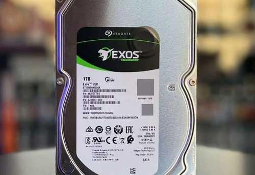 Seagate Exos ST1000NM001A, 1тб, HDD, SAS 3.0, 3.5"