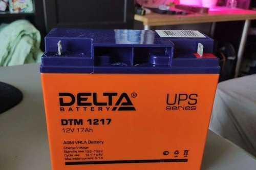 Аккумулятор delta dtm 1217 (12v,17Ah)