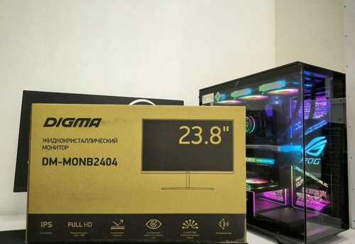 Новый монитор Digma IPS 75гц 23.8