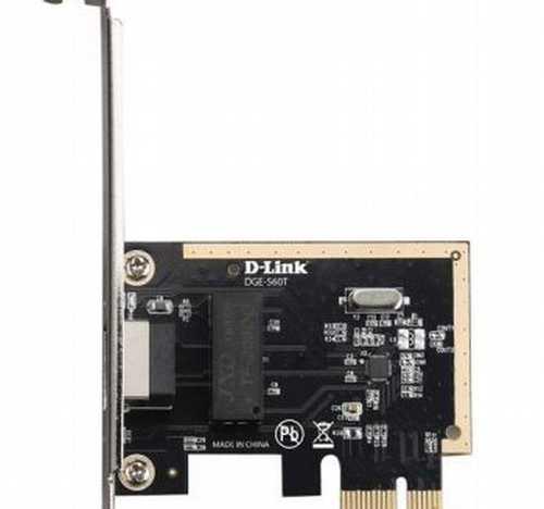 PCI Express адаптер D-link DGE-560T/D2A с 1 портом