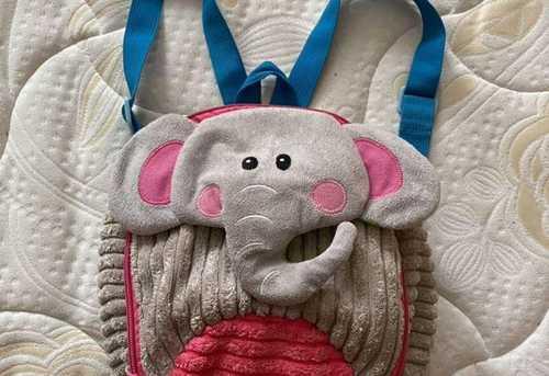 Рюкзачок детский для девочки слоник