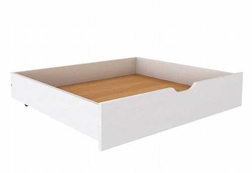 Ящик подкроватный Дрема 680х750 сосна, белый лак