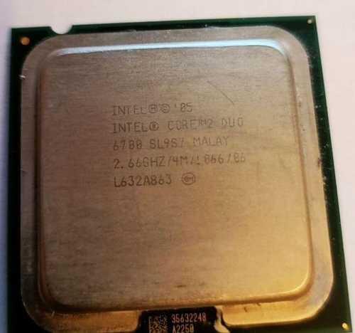 Процессор intel core 2 duo 6700