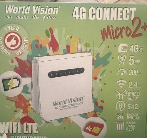 Wifi роутер 4g модем World Vision