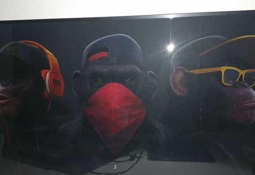 Картина три обезьяны 40см70см