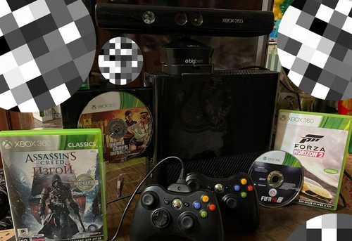 Xbox 360E идеал + игры