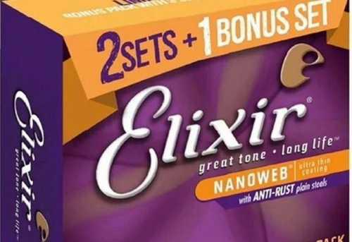 Струны Elixir Nanoweb.012.053