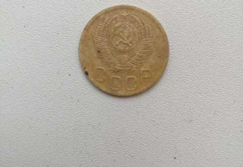 3 коп 1952 года Монета в хорошем сохране