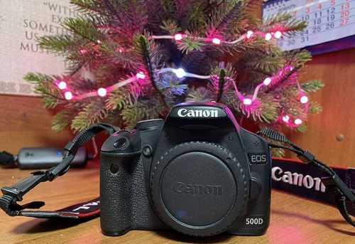 Фотоаппарат Canon EOS 500D body (пробег 27988)