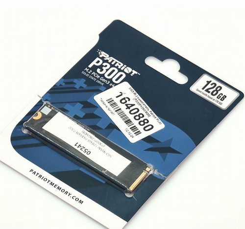 SSD NVMe 128 GB patriot P300