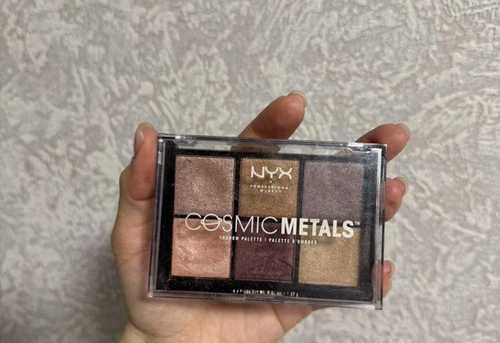 Nyx cosmic metals палетка теней