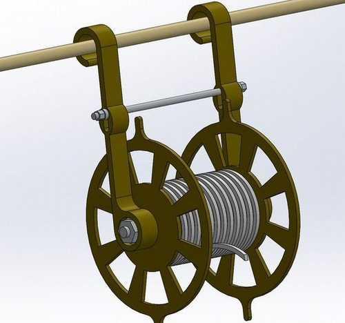 Для парника катушка подвязки