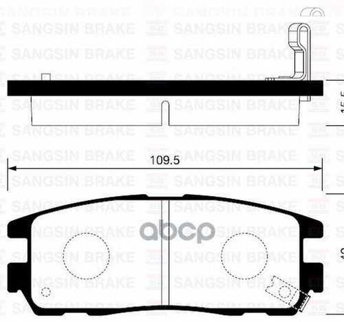 Колодки тормозные great wall hover/isuzu troope