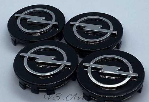 Колпачки на диски(заглушки) Opel (черные) D58/54