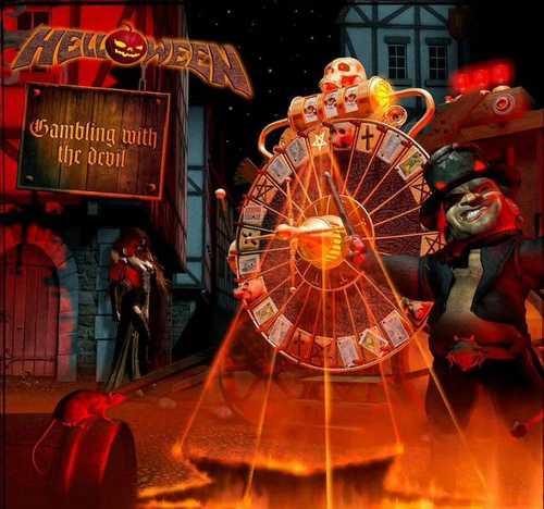 Виниловая пластинка Helloween - Gambling With The Devil (180 Gram Red Opaque/Black Marbled Vinyl 2LP