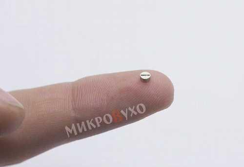 Самый маленький микронаушник 2 мм
