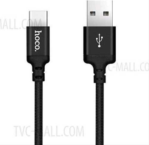 USB - type-C кабель hoco type-C X14 series 2m Bla