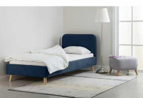 Кровать Лайтси 120 Velvet Navy Blue