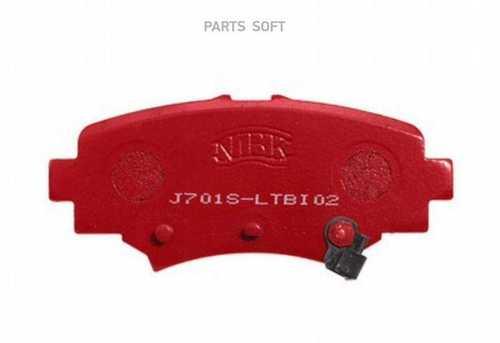 Nibk PN25004S Колодки тормозные mazda 3 13- задн