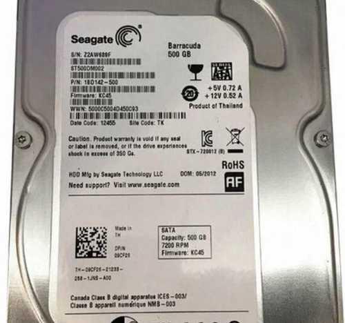 Жесткий диск 500 гб Seagate ST500DM002