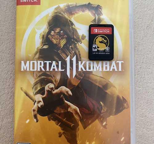 Nintendo swith картридж mortal combat 11
