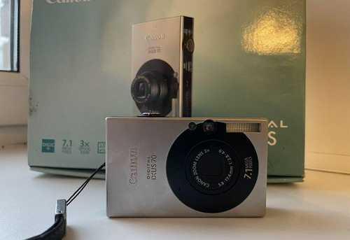 Компактный фотоаппарат Canon Ixus 70