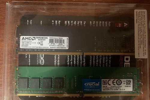 Оперативная память DDR4-2133 2x4gb (CL 15)
