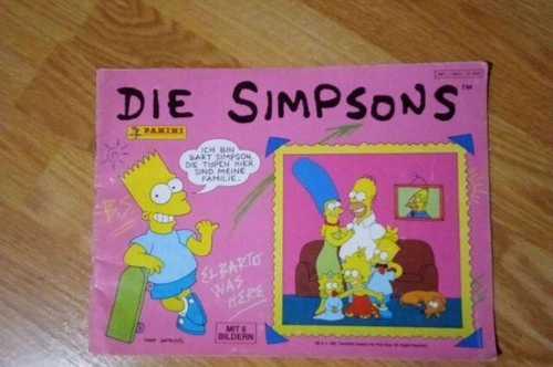 Альбом с наклейками Die Simpsons