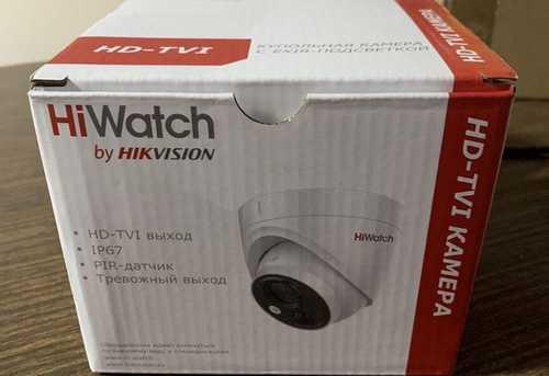 5Мп купольная HD-TVI видеокамера с PIR-датчиком