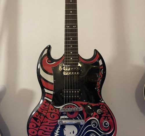 Гитара Emily the strange Epiphone G-310 с чехлом