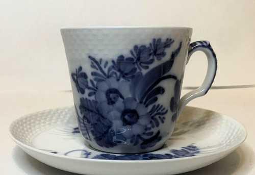 Кофейная пара. Royal Copenhagen Blue Flowers