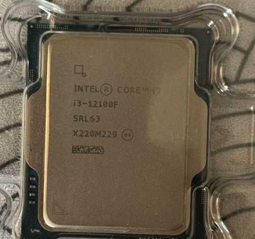 Процессор Intel core i3 12100f