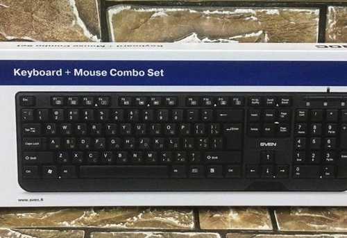 Клавиатура+мышь проводная sven KB-S330C