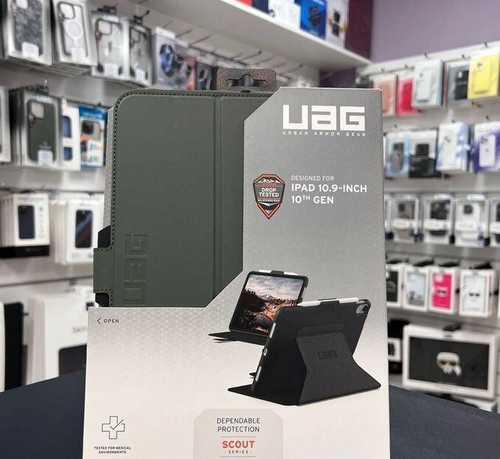 Чехол UAG Scout Folio Cover для iPad 10.9 Olive