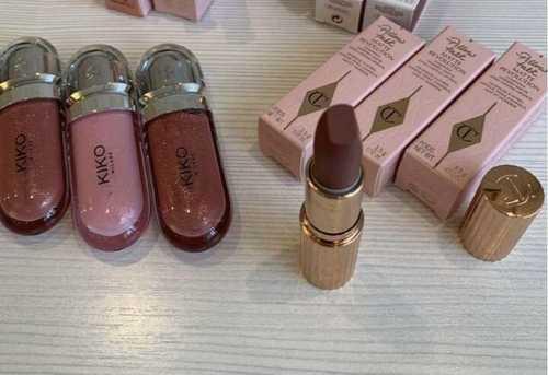 Clarins,Kiko,Charlotte Tilbery