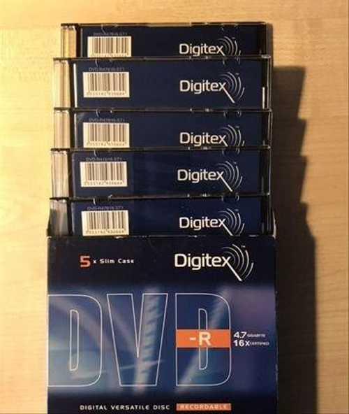 Диски dvd-r Digitex