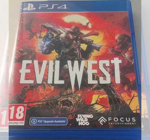 Evilwestдиск на ps4 и ps5