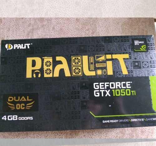 Видеокарта GTX 1050 ti 4 gb Palit