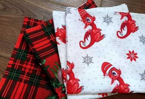 Кухонные полотенца дракон, новый год