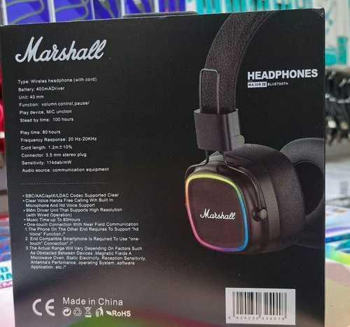 Беспроводные наушники marshall major 4