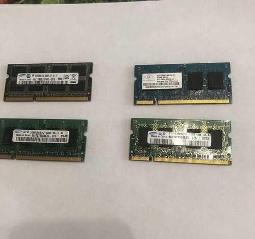 Оперативная память sodimm ddr 3, ddr 2