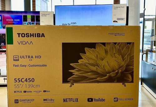 Телевизор toshiba 55" SMART TV 4K 55C450KE