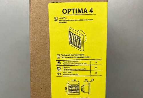 Вентилятор вытяжной, Optima4, 100 мм