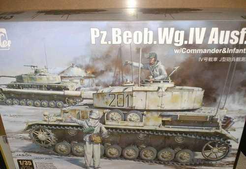 Сборная модель Border bt-006 Pz Iv J с фигурками