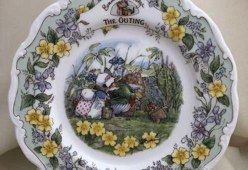 Тарелка "THE outing" Brambly Hedge