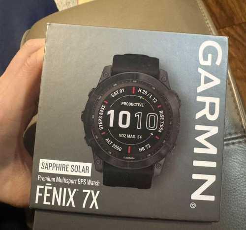 Часы garmin fenix 7x sapphire solar